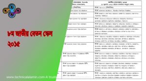 National Pay Scale 2015 । ৮ম জাতীয় বেতন স্কেল বিস্তারিত জানুন ...
